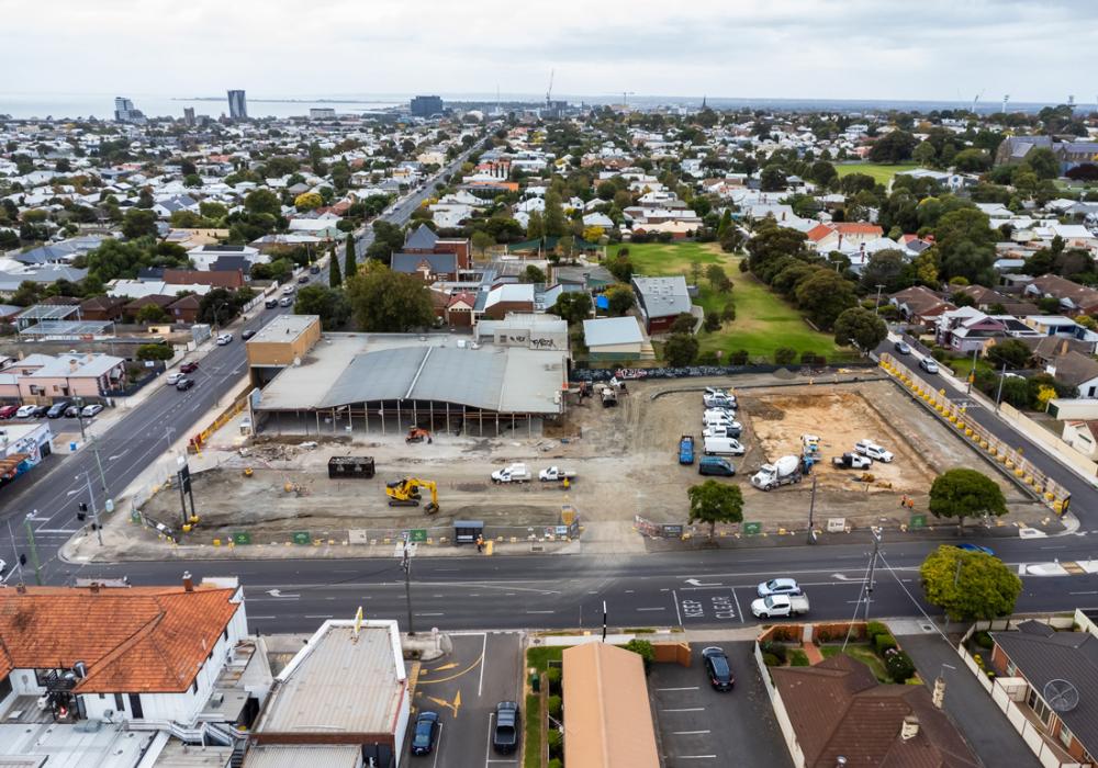 Geelong retail construction project - Civelite